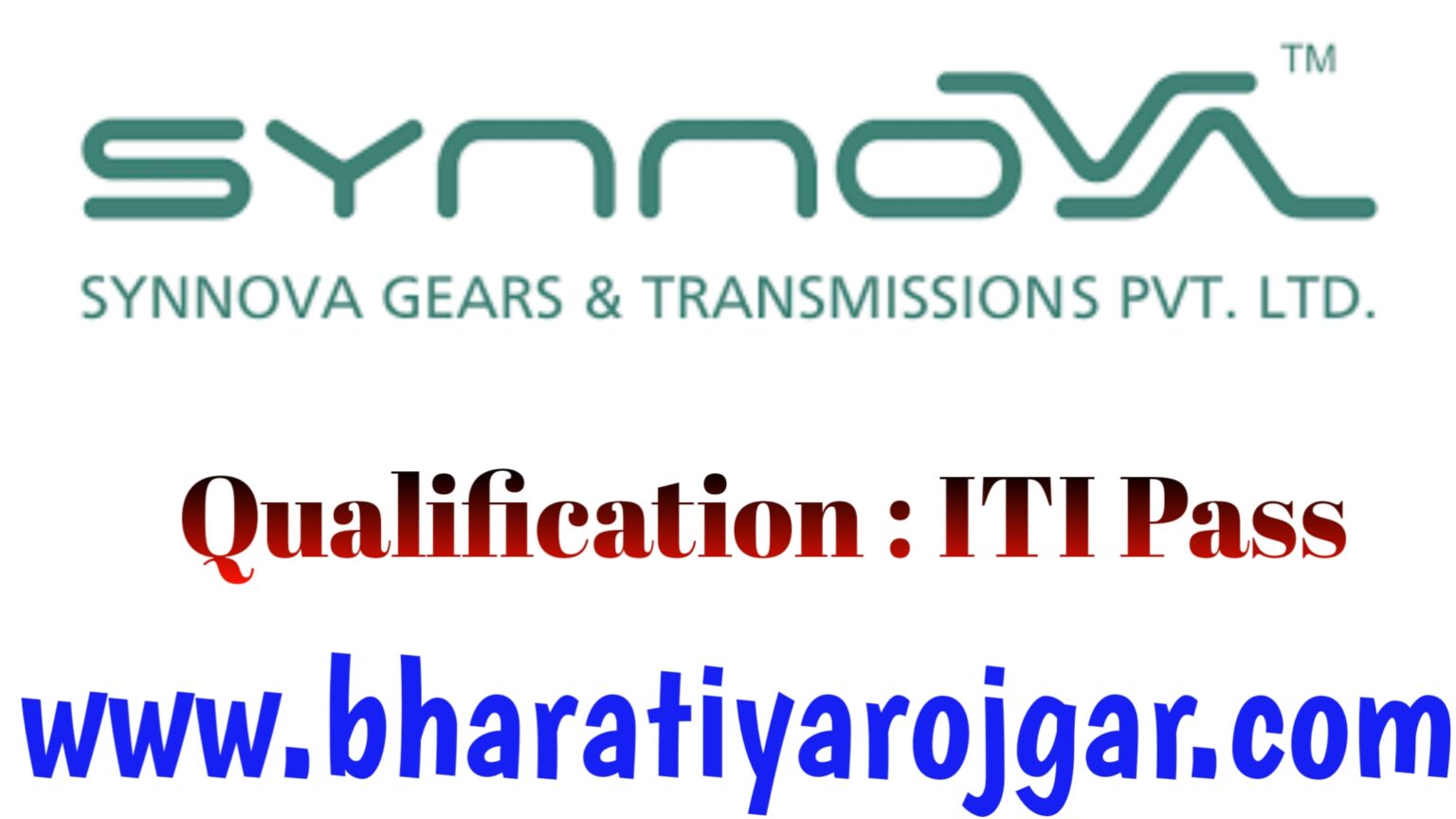Synova Gear Campus Placement 2025 For ITI, Diploma, B.Tech Bharatiya Rojgar